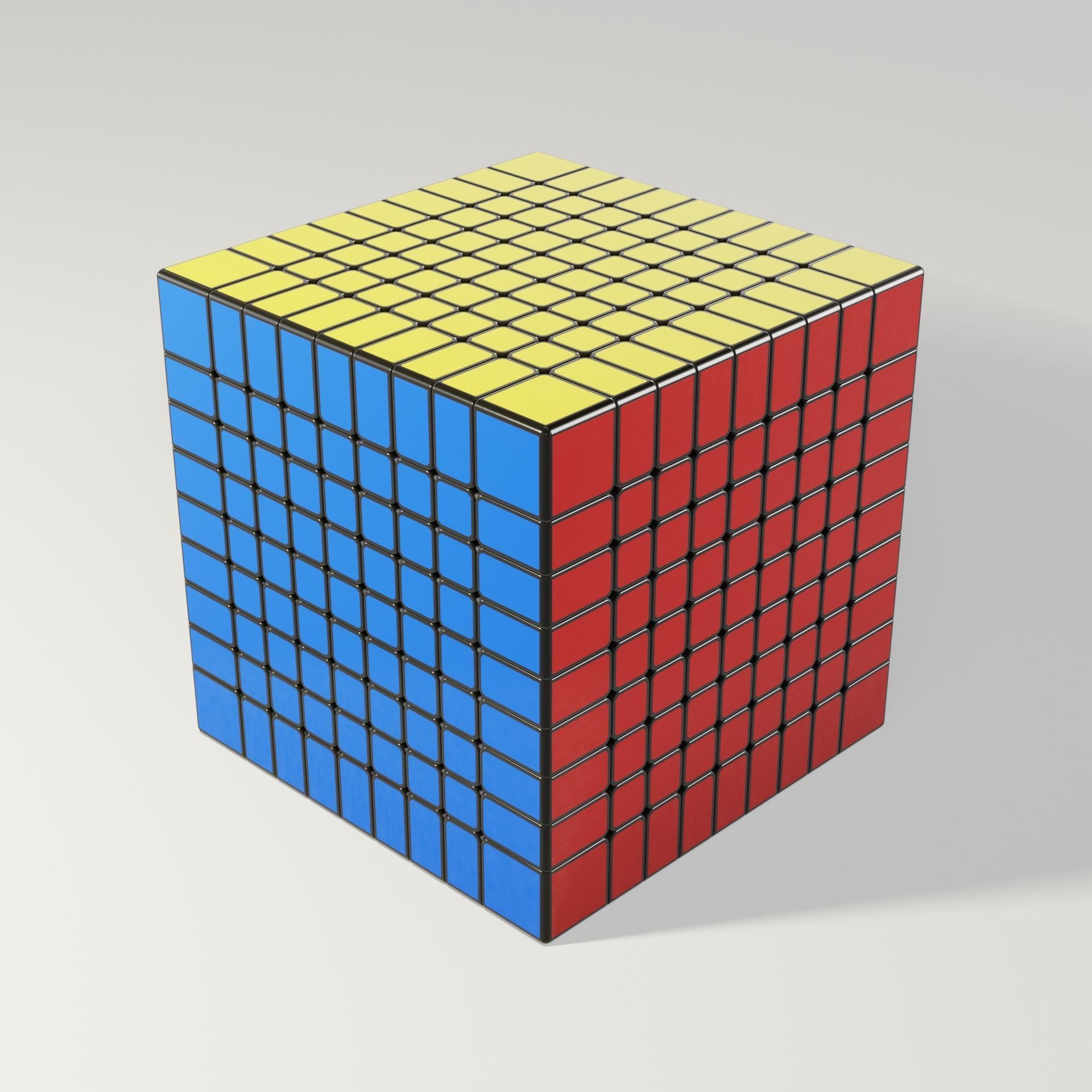 Rubiks Cube 9x9 3D model | CGTrader