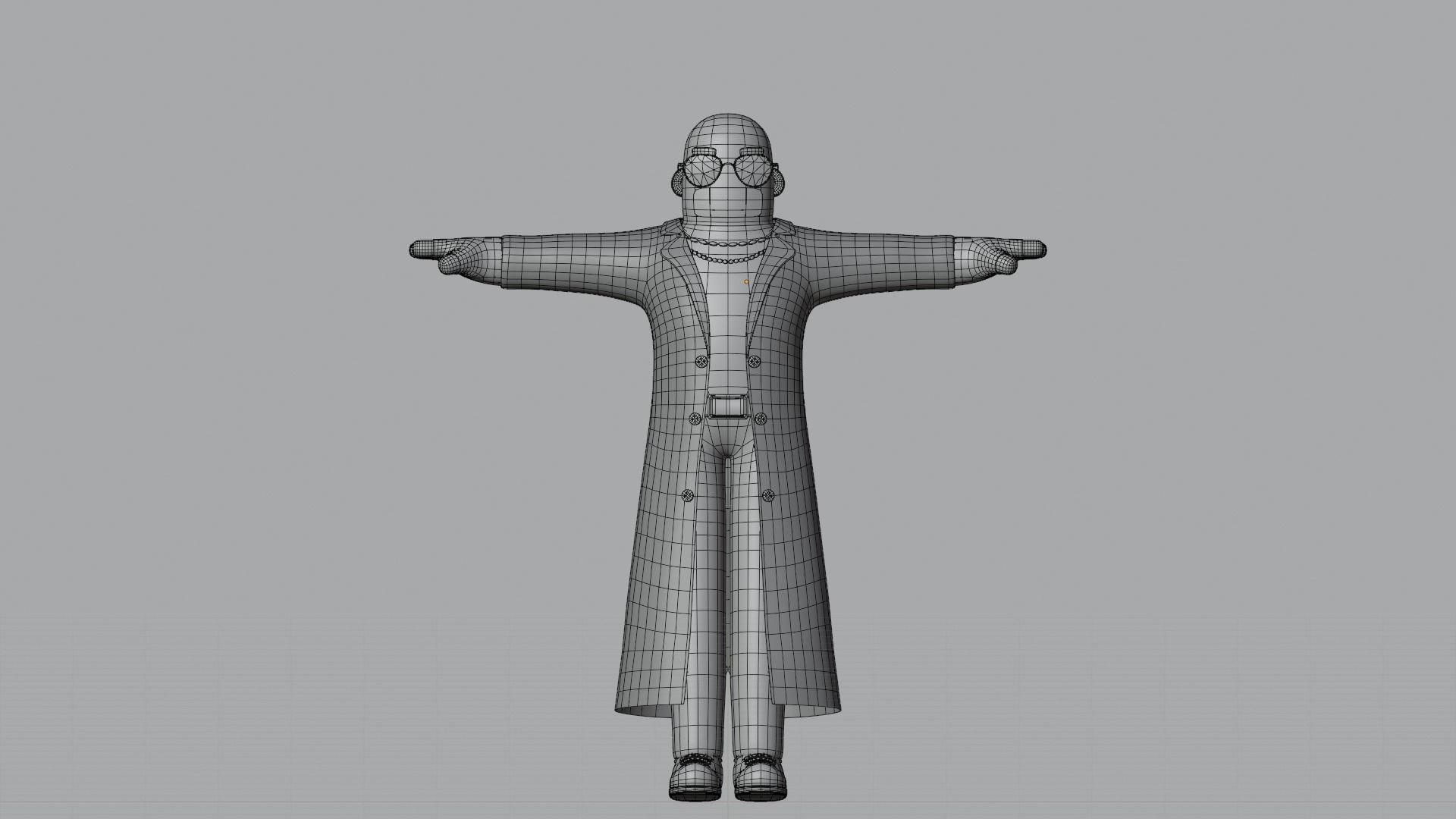 Minimal Gangster 3D Cartoon Character 3D model rigged | CGTrader