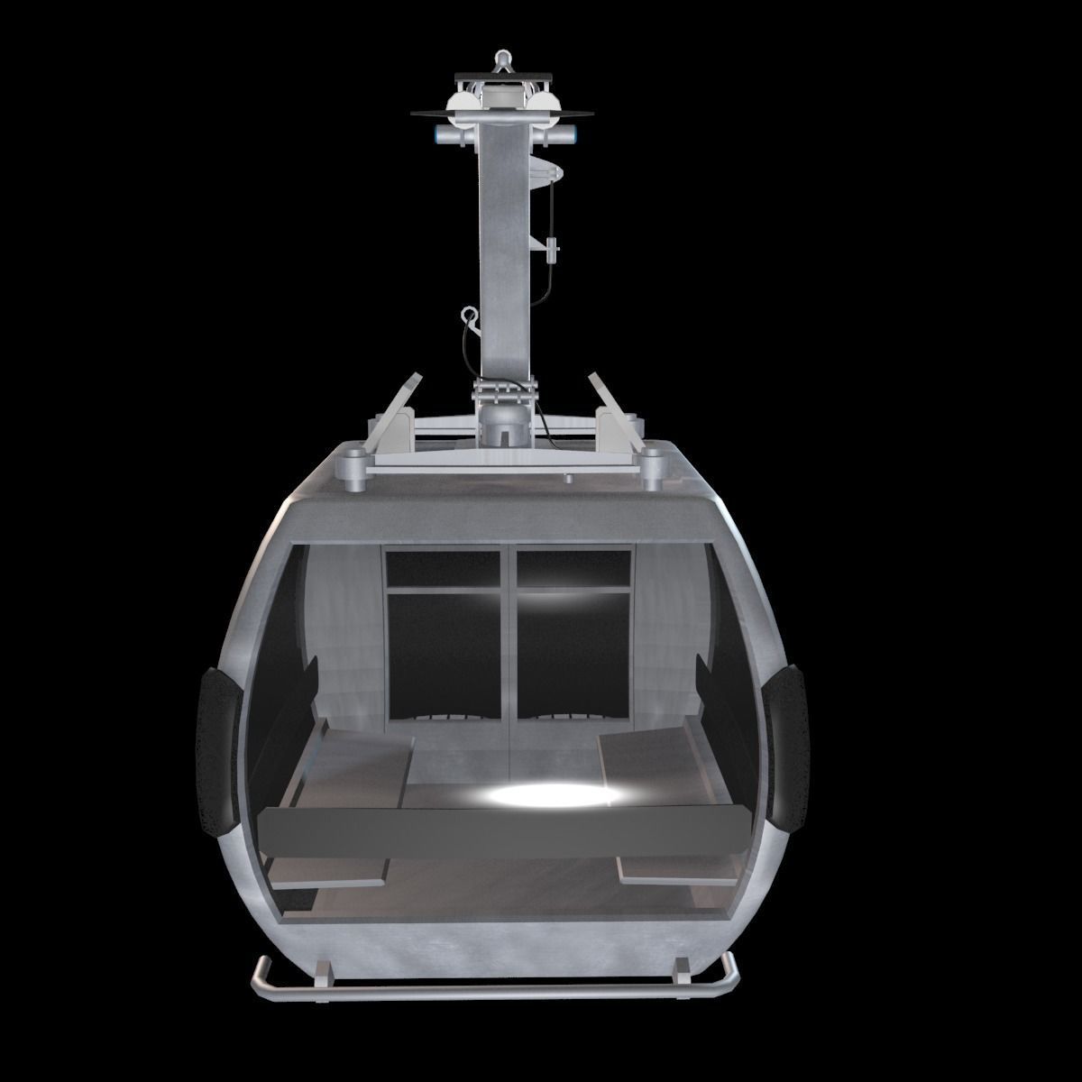 3D model Ropeway Cabine VR / AR / low-poly | CGTrader
