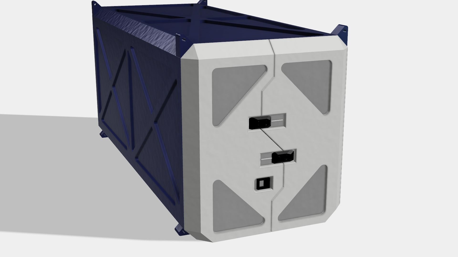 Shipping Container A 3D model 3D printable | CGTrader