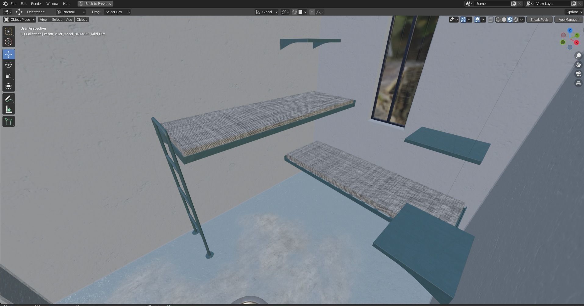 3D model Prison Cell VR / AR / low-poly | CGTrader