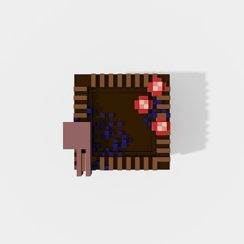 3D model Voxel Cake VR / AR / low-poly | CGTrader