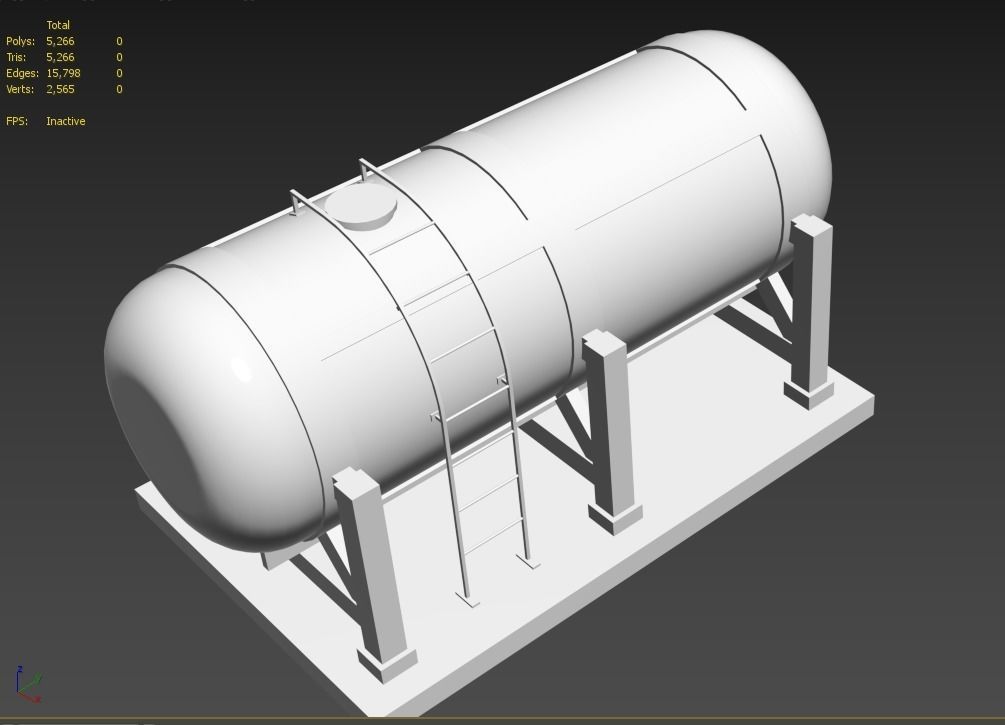 3D model liquid tank M1 - New VR / AR / low-poly | CGTrader