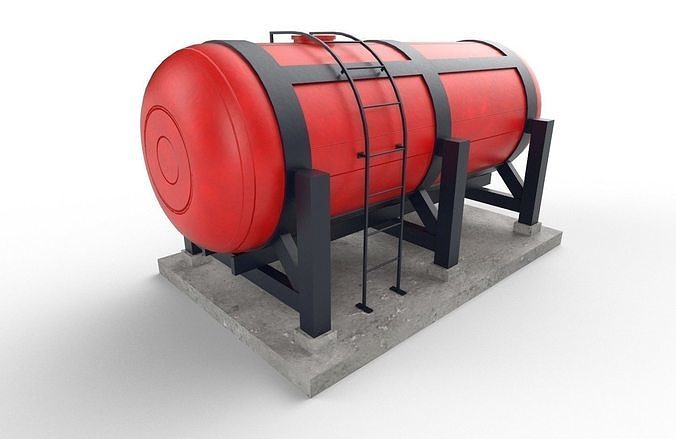3D model liquid tank M1 - New VR / AR / low-poly | CGTrader