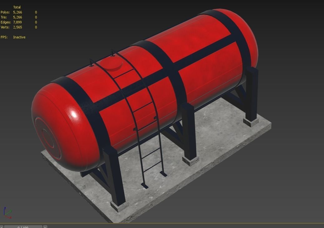 3D model liquid tank M1 - New VR / AR / low-poly | CGTrader