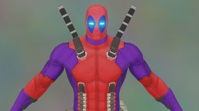 3D model DeadPool Rigged VR / AR / low-poly | CGTrader