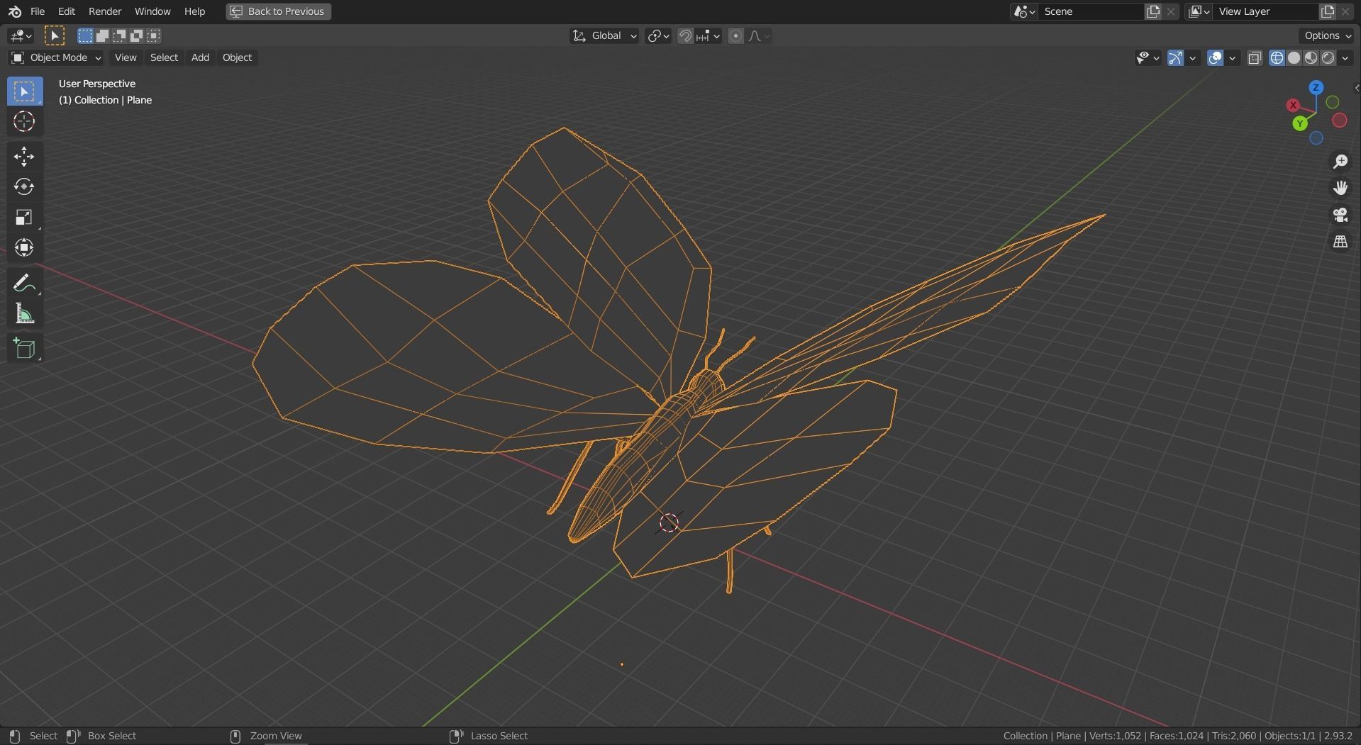 3D model Low-poly Butterfly VR / AR / low-poly | CGTrader