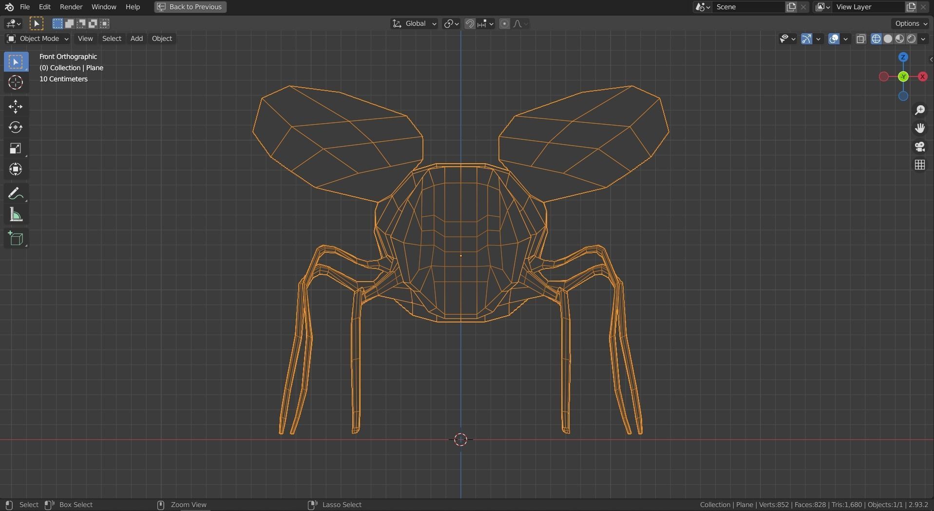 3D model Low-poly Fly VR / AR / low-poly | CGTrader