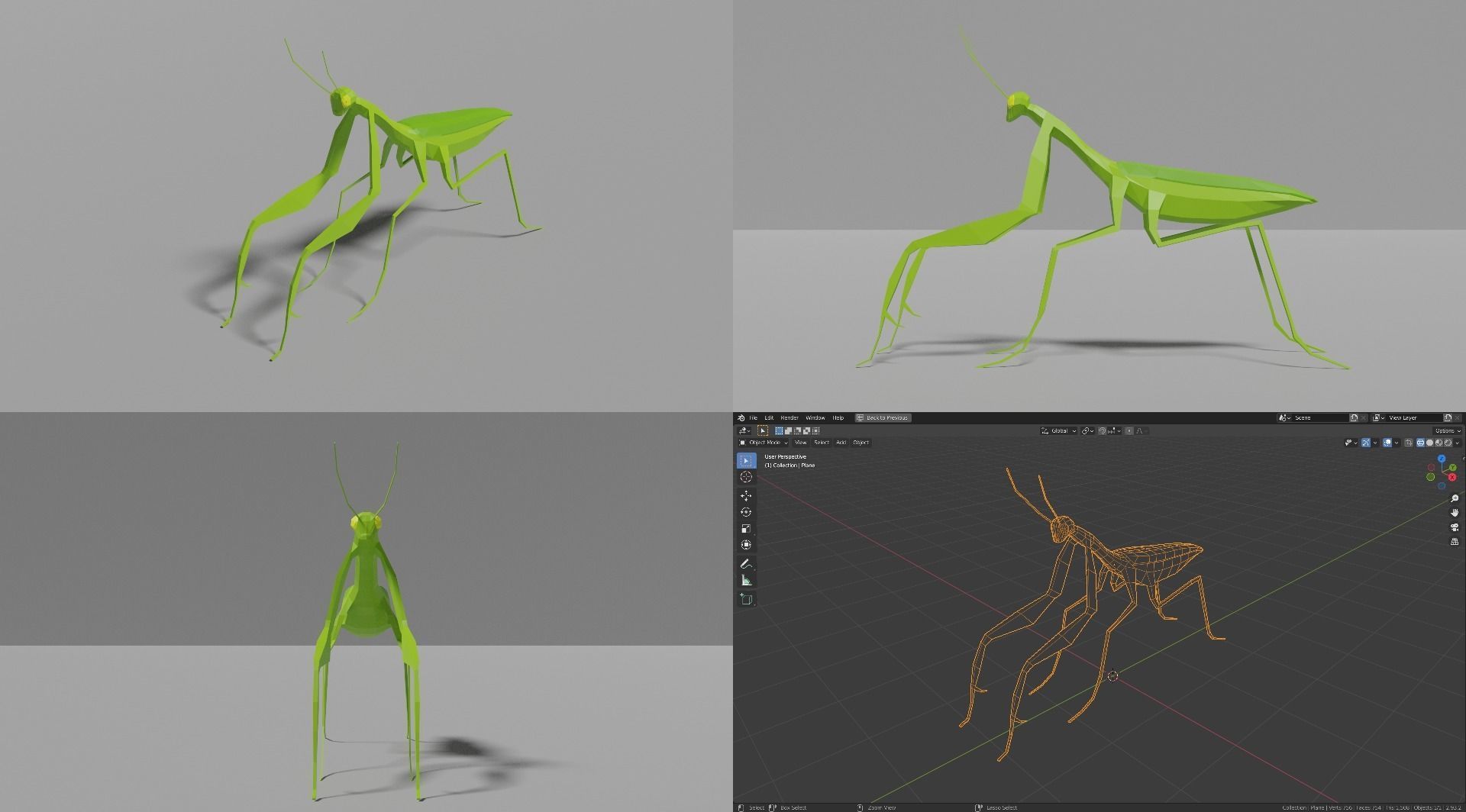 3D model Insects Pack VR / AR / low-poly | CGTrader