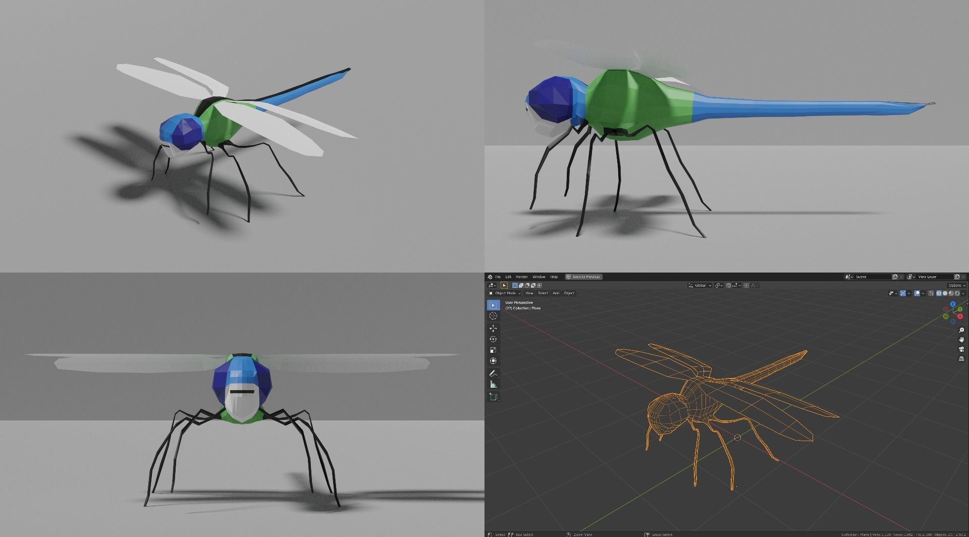 3D model Insects Pack VR / AR / low-poly | CGTrader