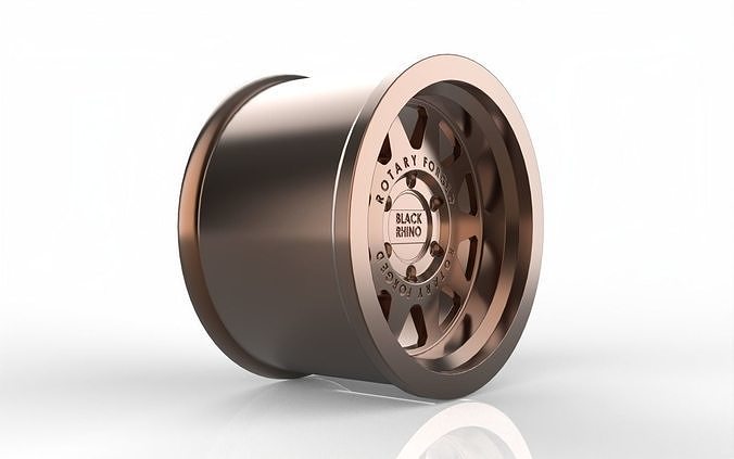 Bronze Black Rhino Stadium Wheel 3D model 3D printable | CGTrader
