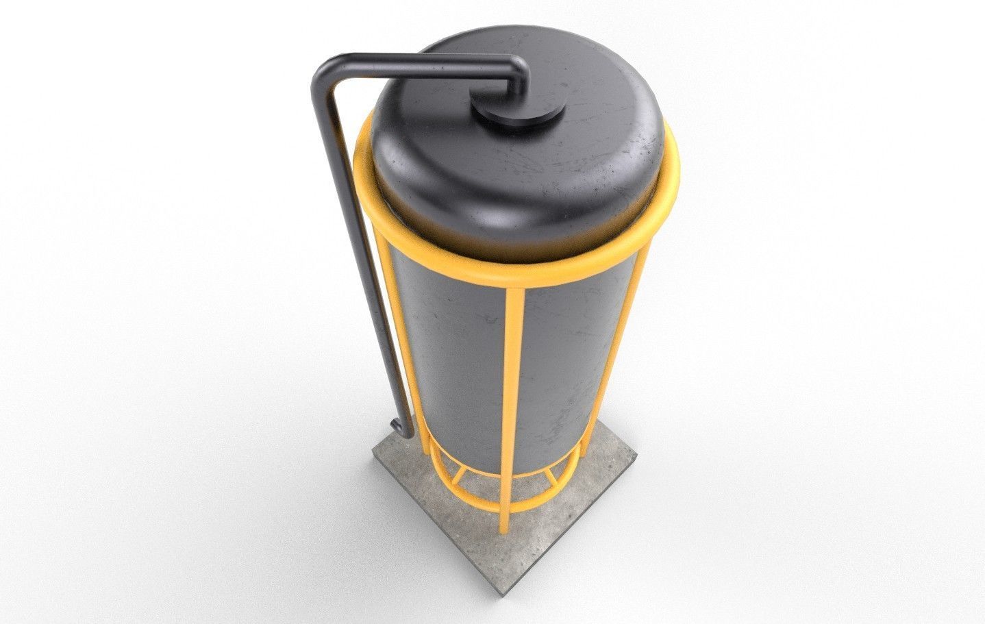 3D model liquid tank M4 VR / AR / low-poly | CGTrader