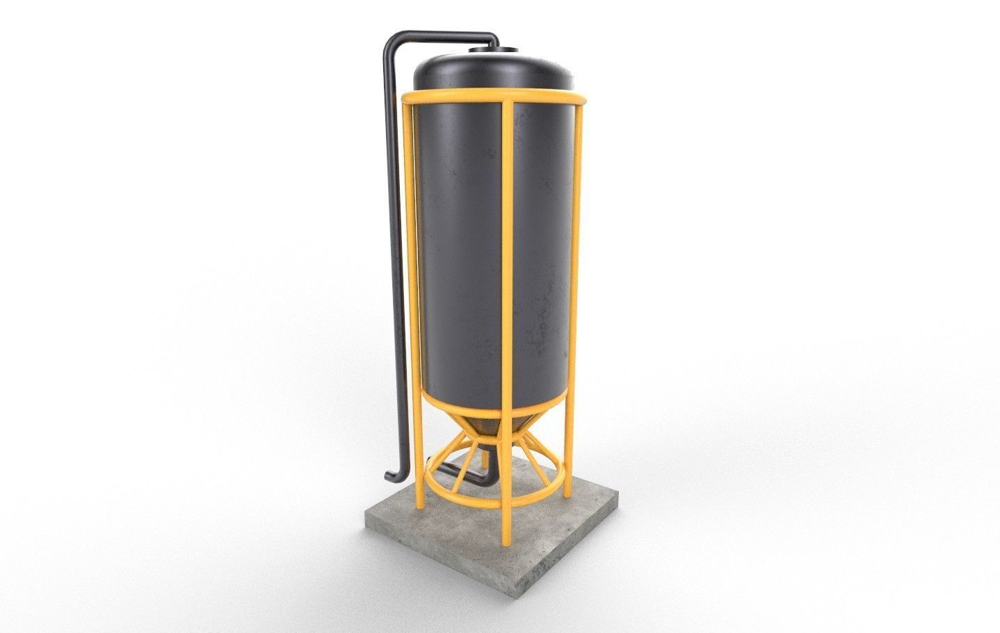3D model liquid tank M4 VR / AR / low-poly | CGTrader