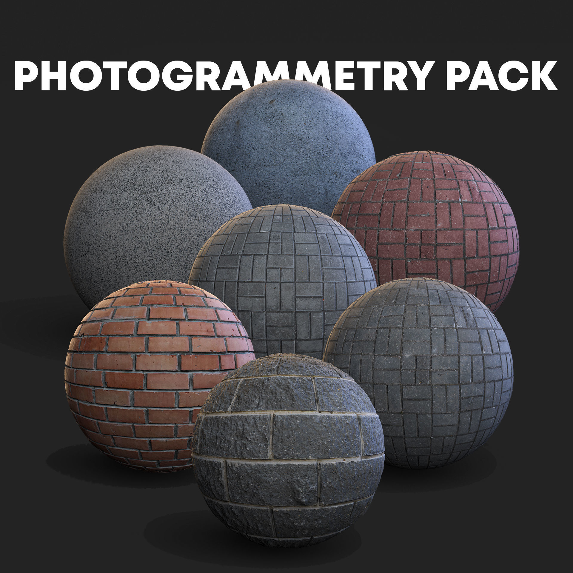 Photogrammetry materials pack free 3D model | CGTrader