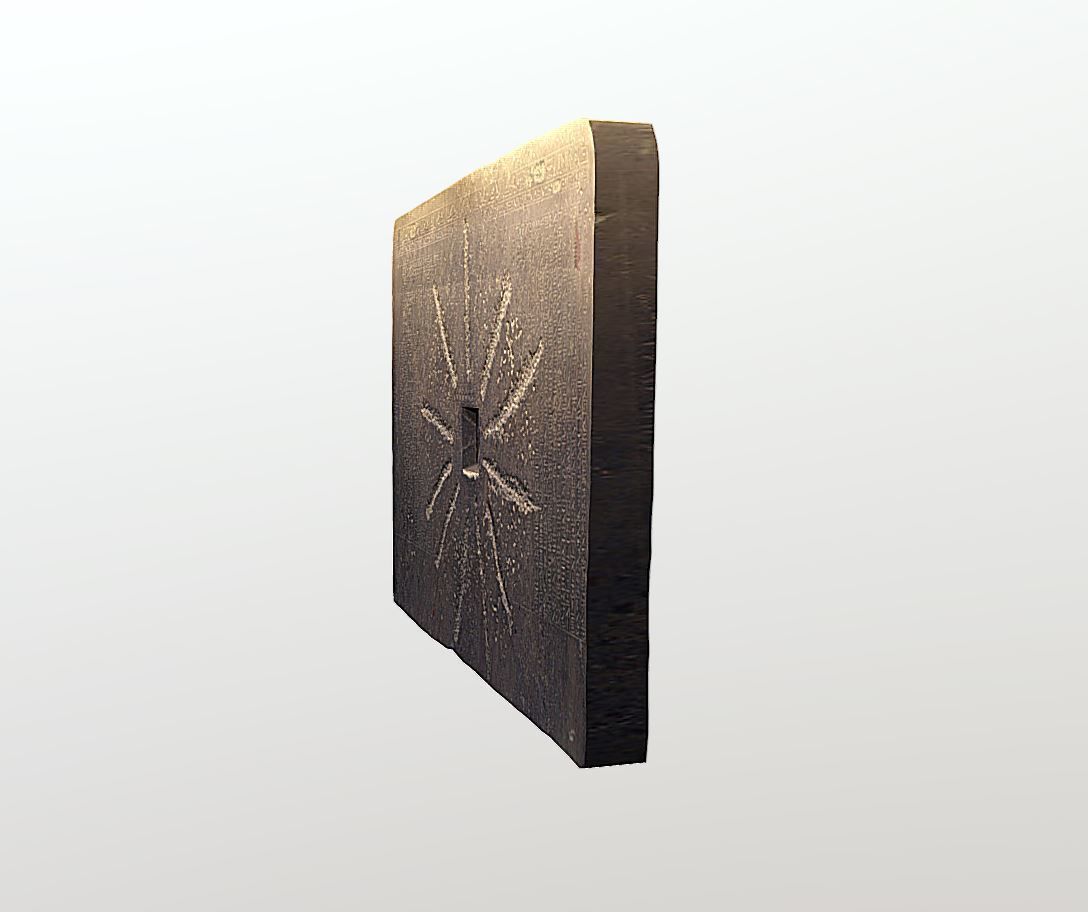 3D model Shabaka Stone - Ancient Egypt VR / AR / low-poly | CGTrader
