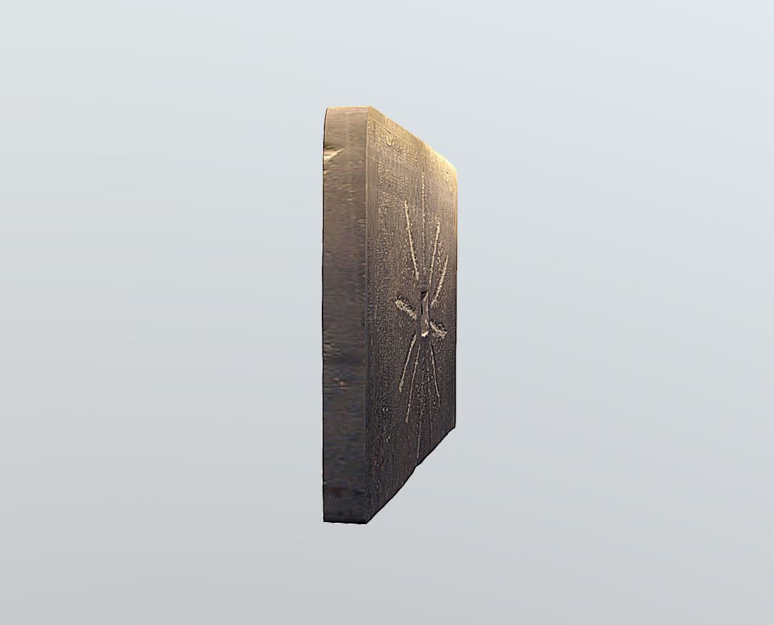 3D model Shabaka Stone - Ancient Egypt VR / AR / low-poly | CGTrader
