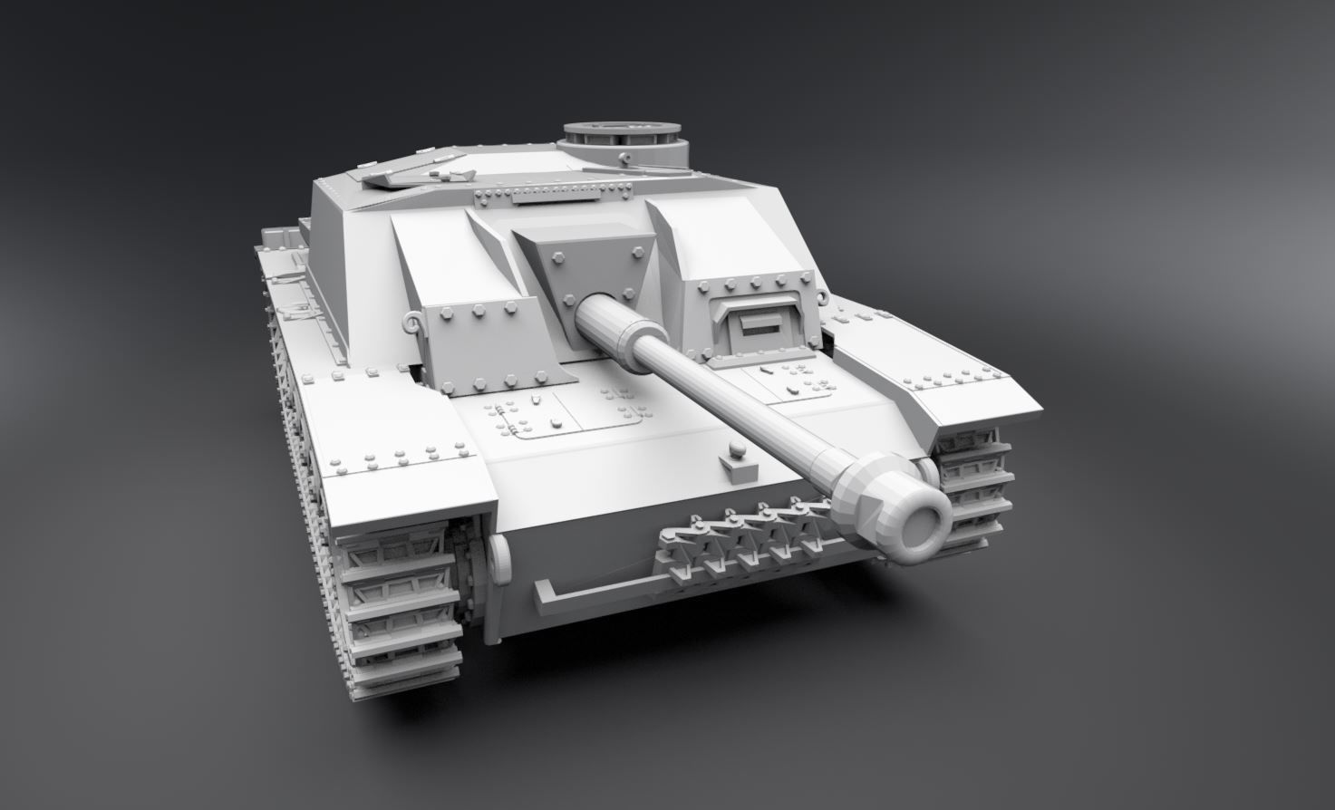 StuG III Scale model 3D model 3D printable | CGTrader