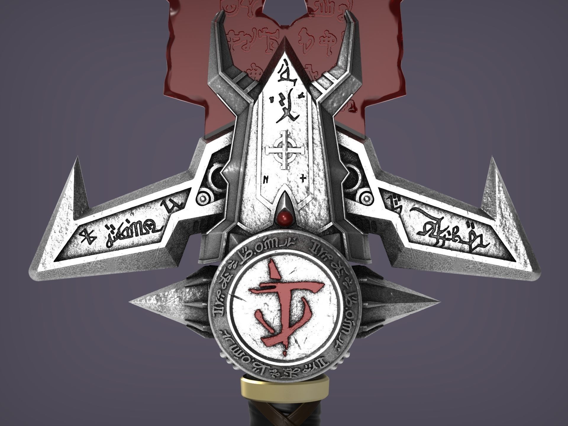 DOOM Eternal Crucible V2 3D model 3D printable | CGTrader