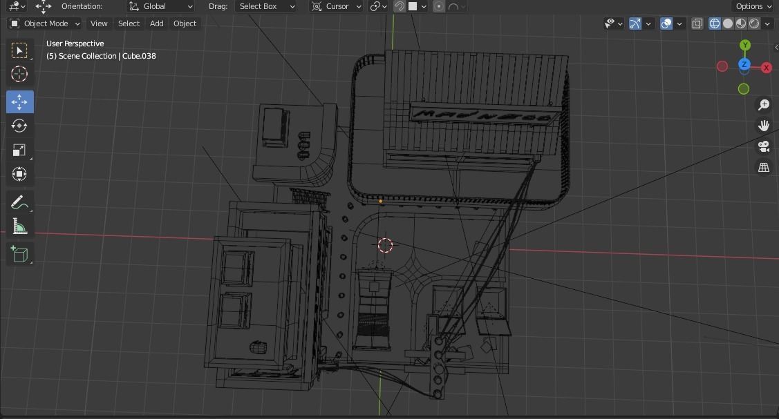 Low poly scene cyberpunk free VR / AR / low-poly 3D model | CGTrader