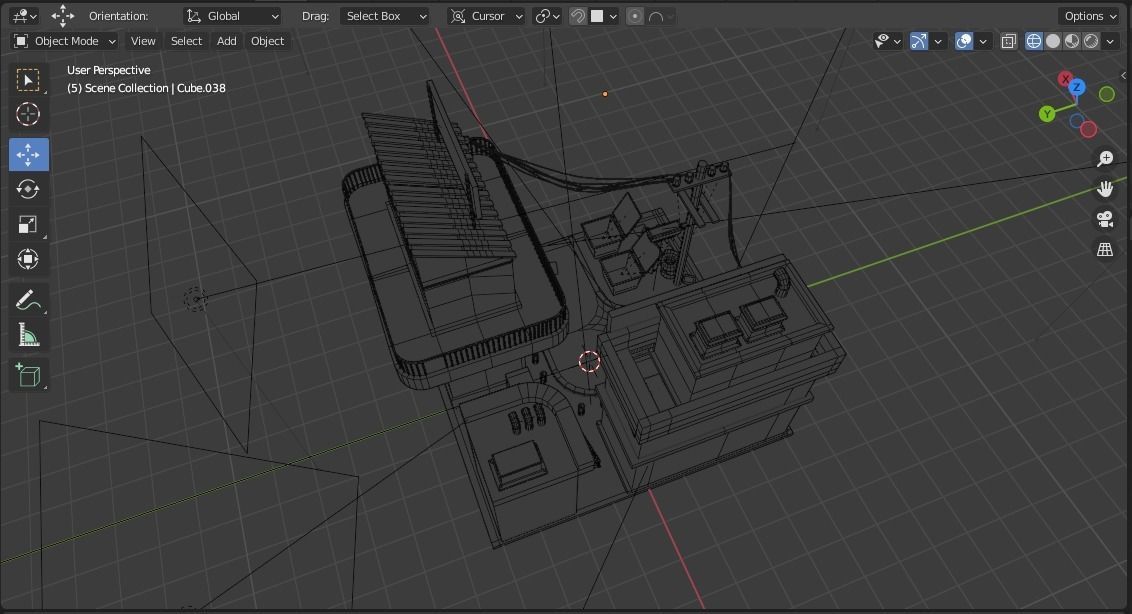 Low poly scene cyberpunk free VR / AR / low-poly 3D model | CGTrader