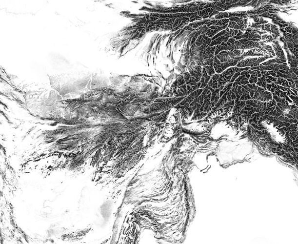 Heightmap Afghanistan