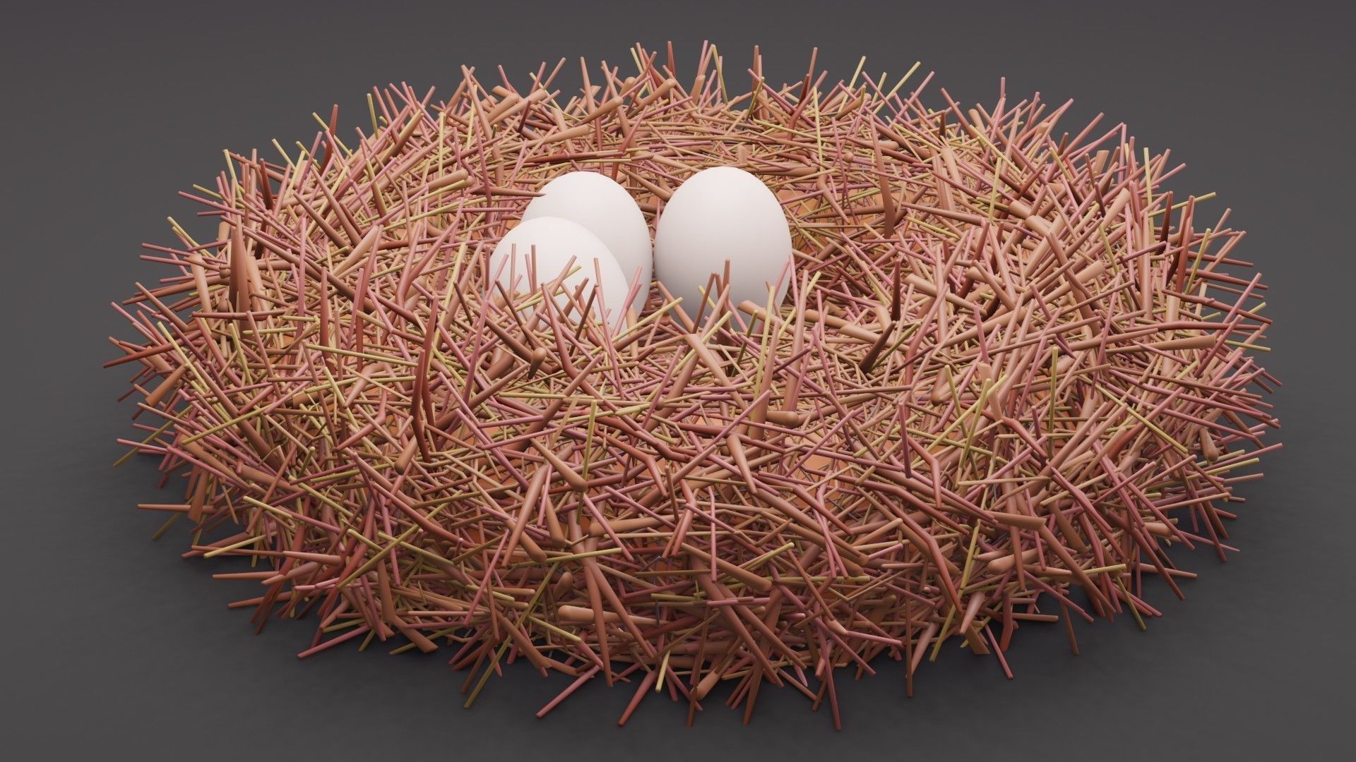 Bird Nest free 3D model | CGTrader