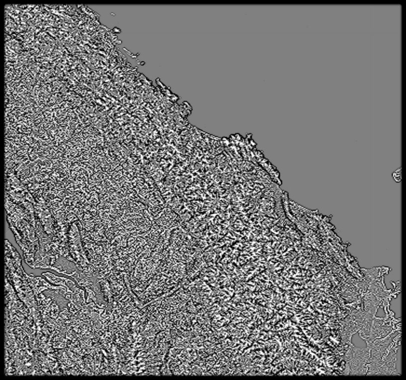 Panama High resolution 10k curvature map Texture | CGTrader