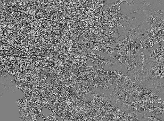 Slovenia High resolution 3k curvature map Texture | CGTrader