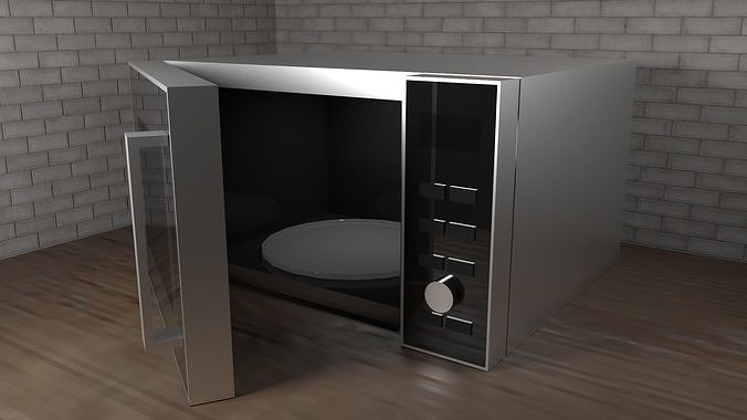 microwave 3D model | CGTrader