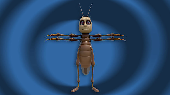 3D model Cartoon cockroach 3D model VR / AR / low-poly | CGTrader