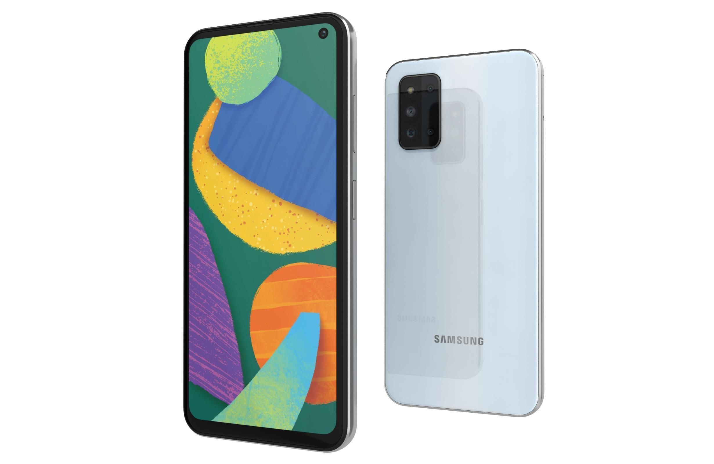 Samsung Galaxy F52 5G White 3D model | CGTrader