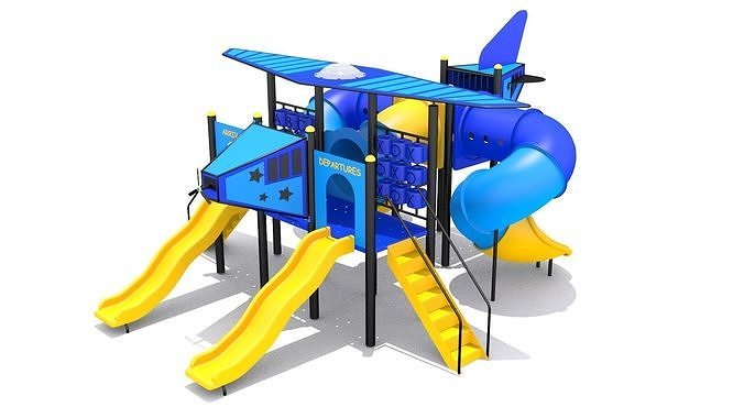Airplane Playground 3D model | CGTrader