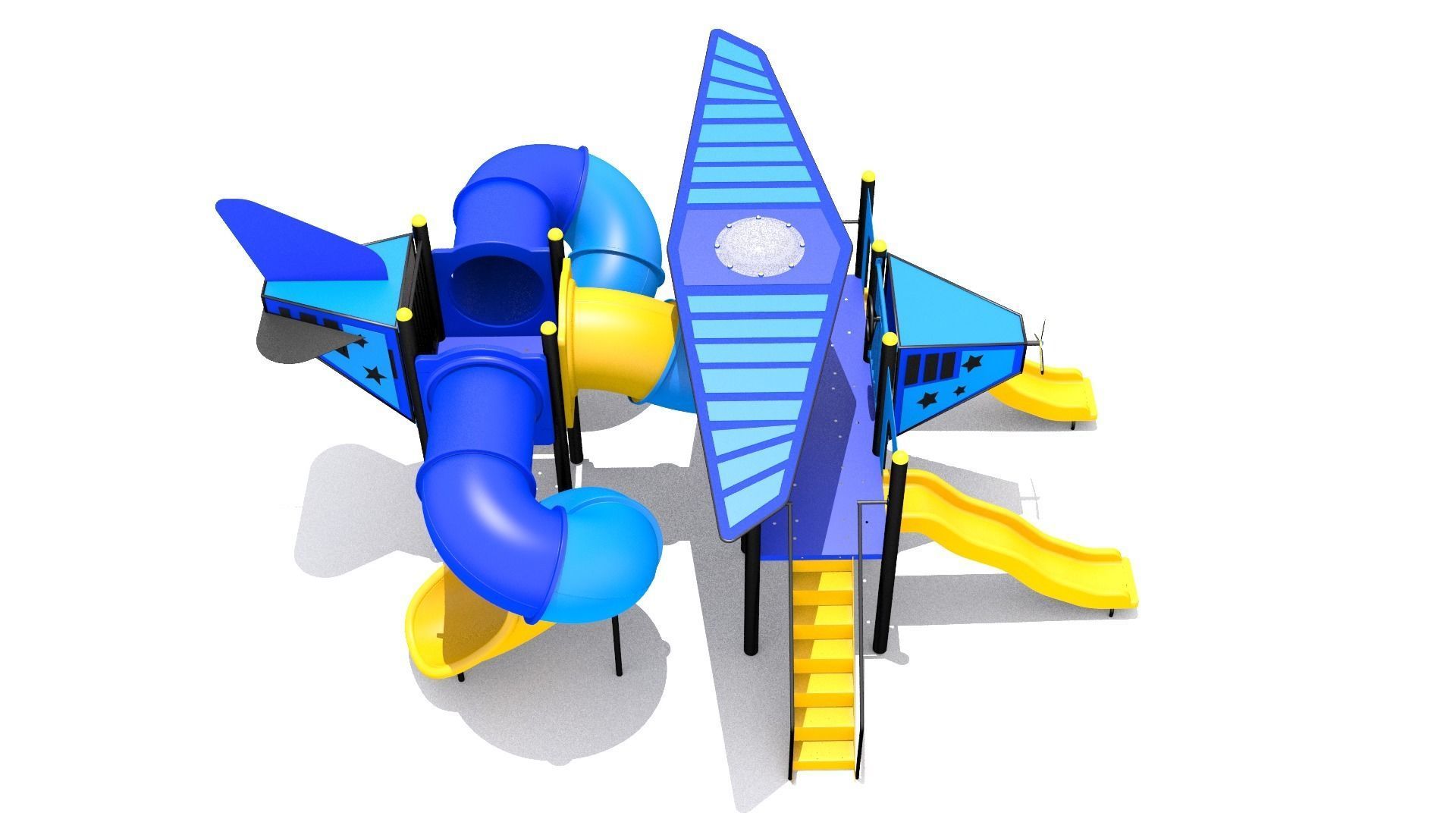 Airplane Playground 3D model | CGTrader