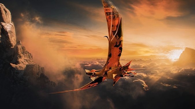 Toruk Makto Ikran from Avatar 3D model animated rigged | CGTrader