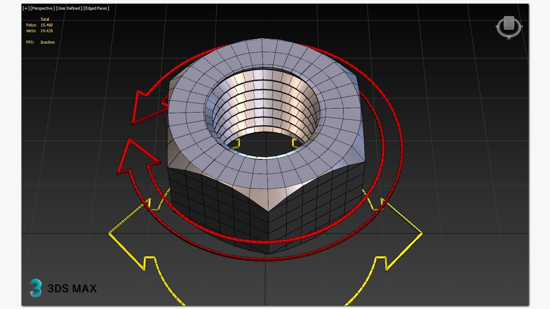 Screw Bolt and Nut Rigged 3D model animated rigged | CGTrader