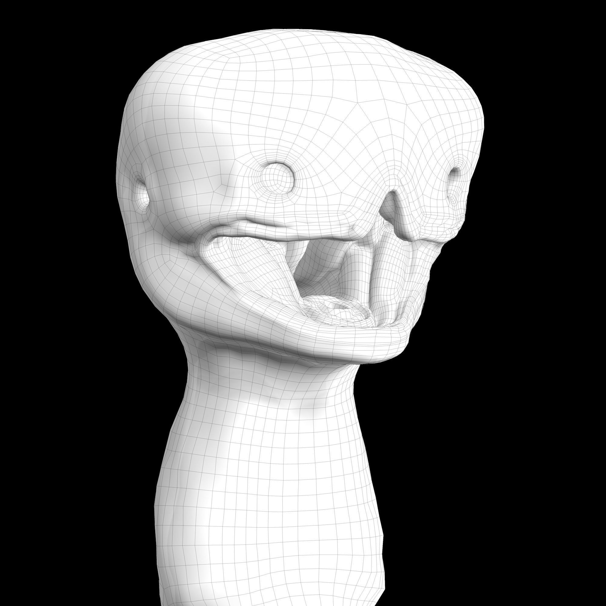 Realistic Minecraft Creeper 3D model | CGTrader