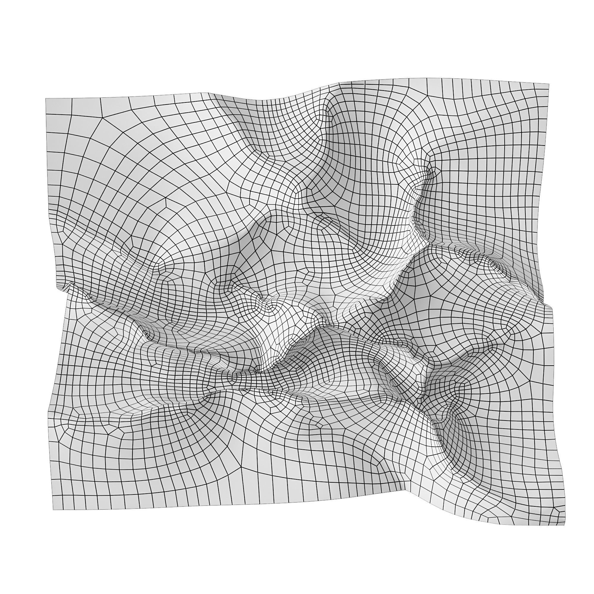 Crumpled paper 3D model | CGTrader