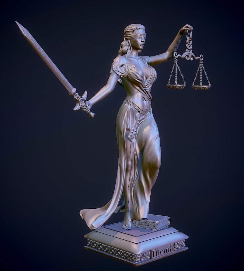 3d Model Themis