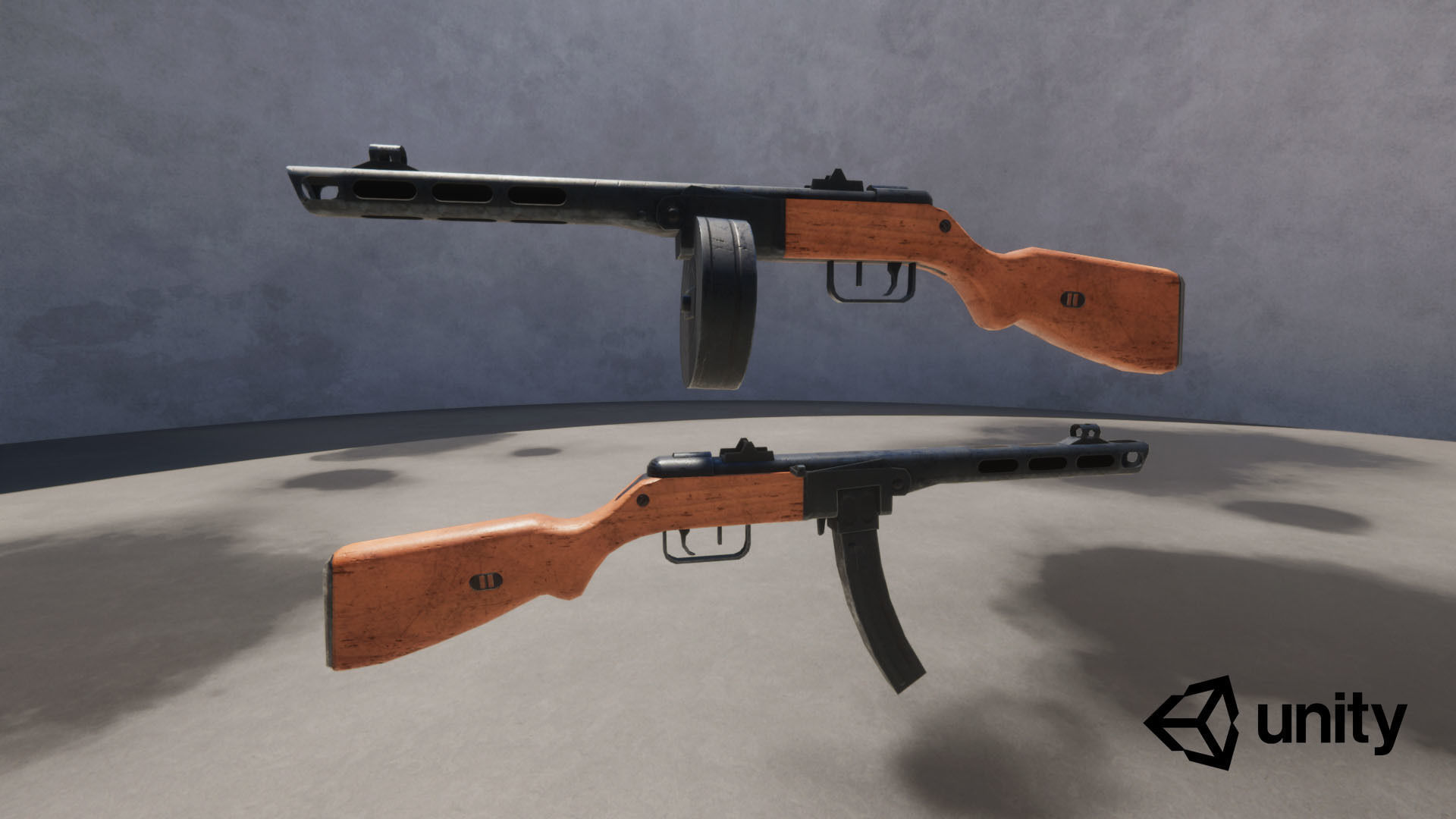 3D model PPSh-41 and PPSh-42 VR / AR / low-poly | CGTrader