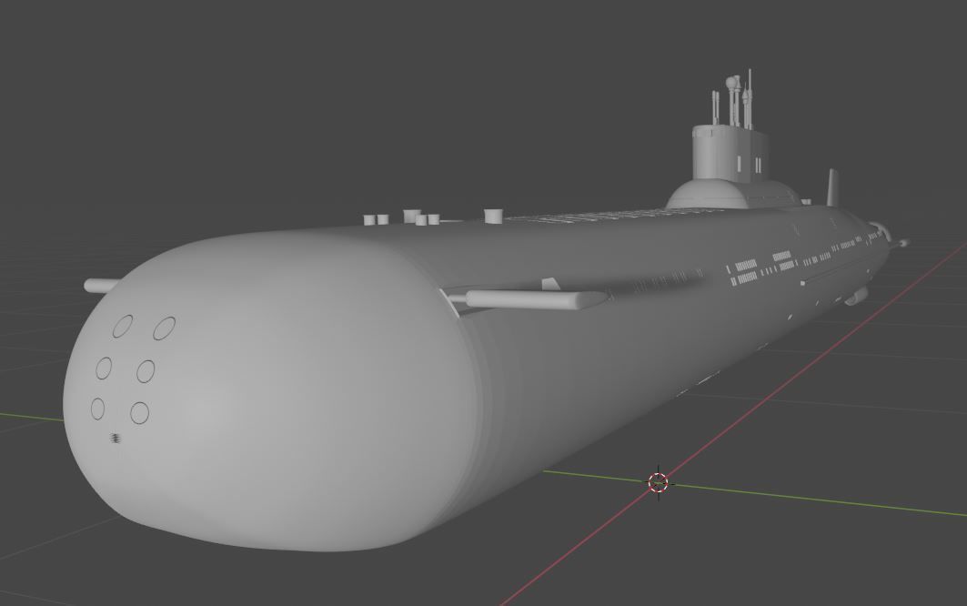 Class Typhoon USSR Submarine - Akoula Project - 3D printing 3D model ...