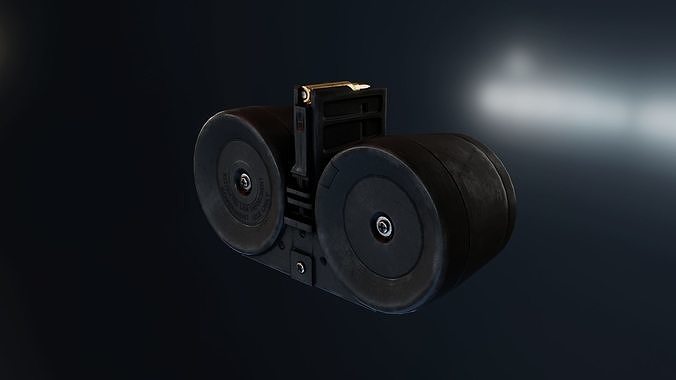 3D model HK XM8 G36 Drum Magazine VR / AR / low-poly | CGTrader