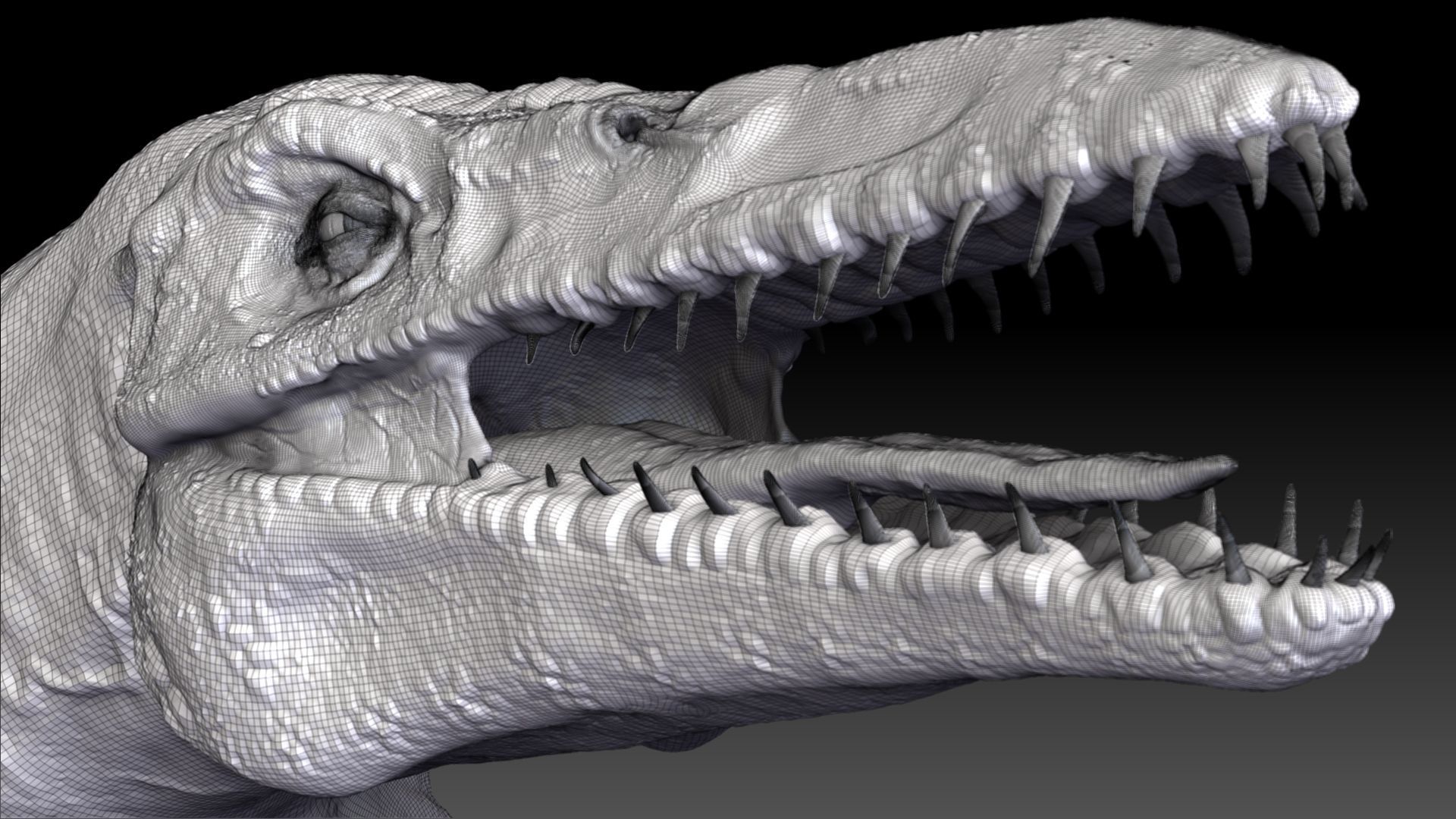 Tylosaurus Sculpt Project 3D model | CGTrader
