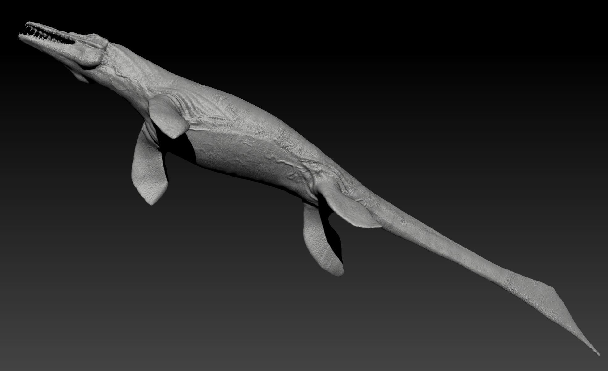Tylosaurus Sculpt Project 3D model | CGTrader