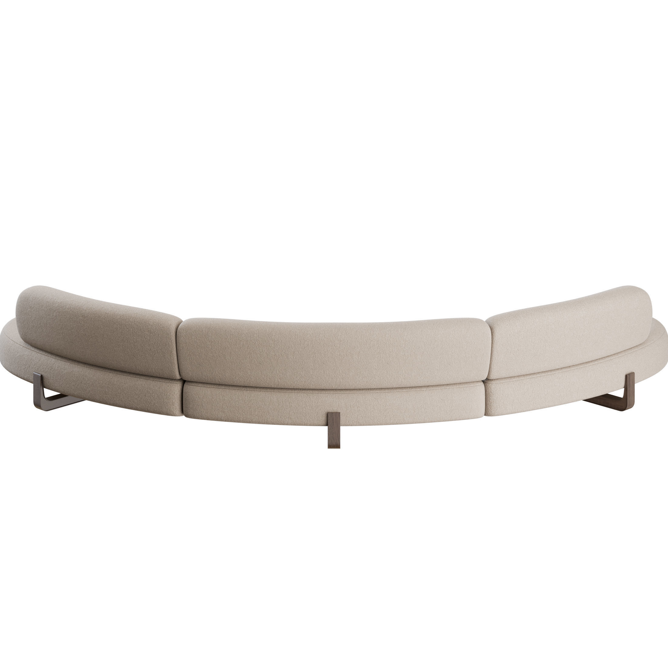 Vao 380 Curved Sofa by Paolo Castelli 3D model | CGTrader