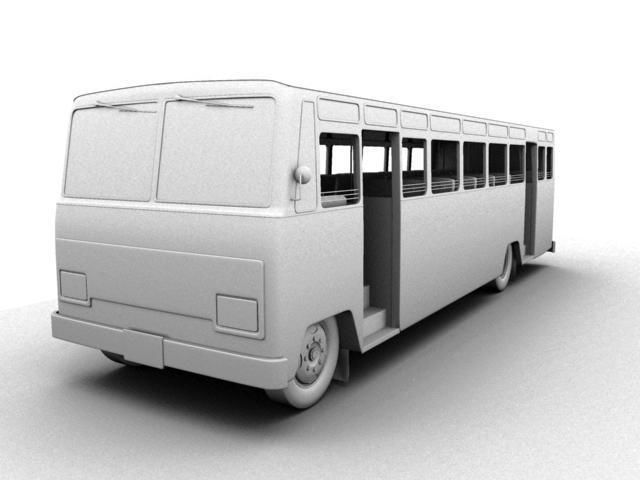 indian bus 3D model | CGTrader