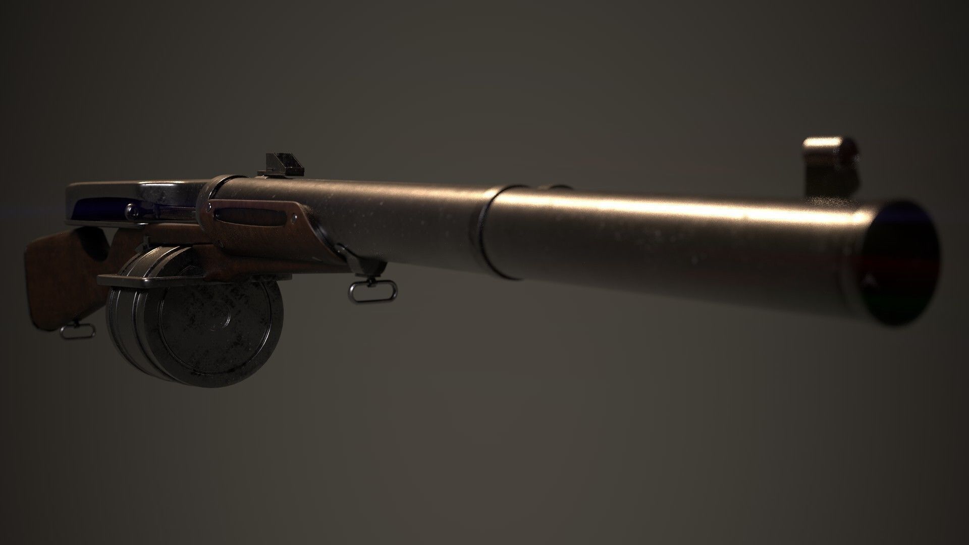 Huot Automatic Rifle 3D model | CGTrader