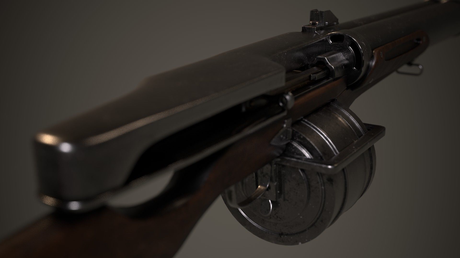 Huot Automatic Rifle 3D model | CGTrader