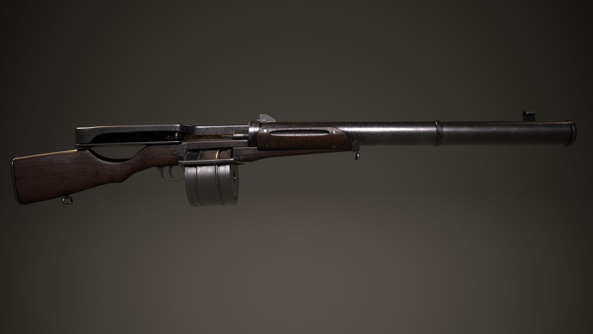 Huot Automatic Rifle 3D model | CGTrader