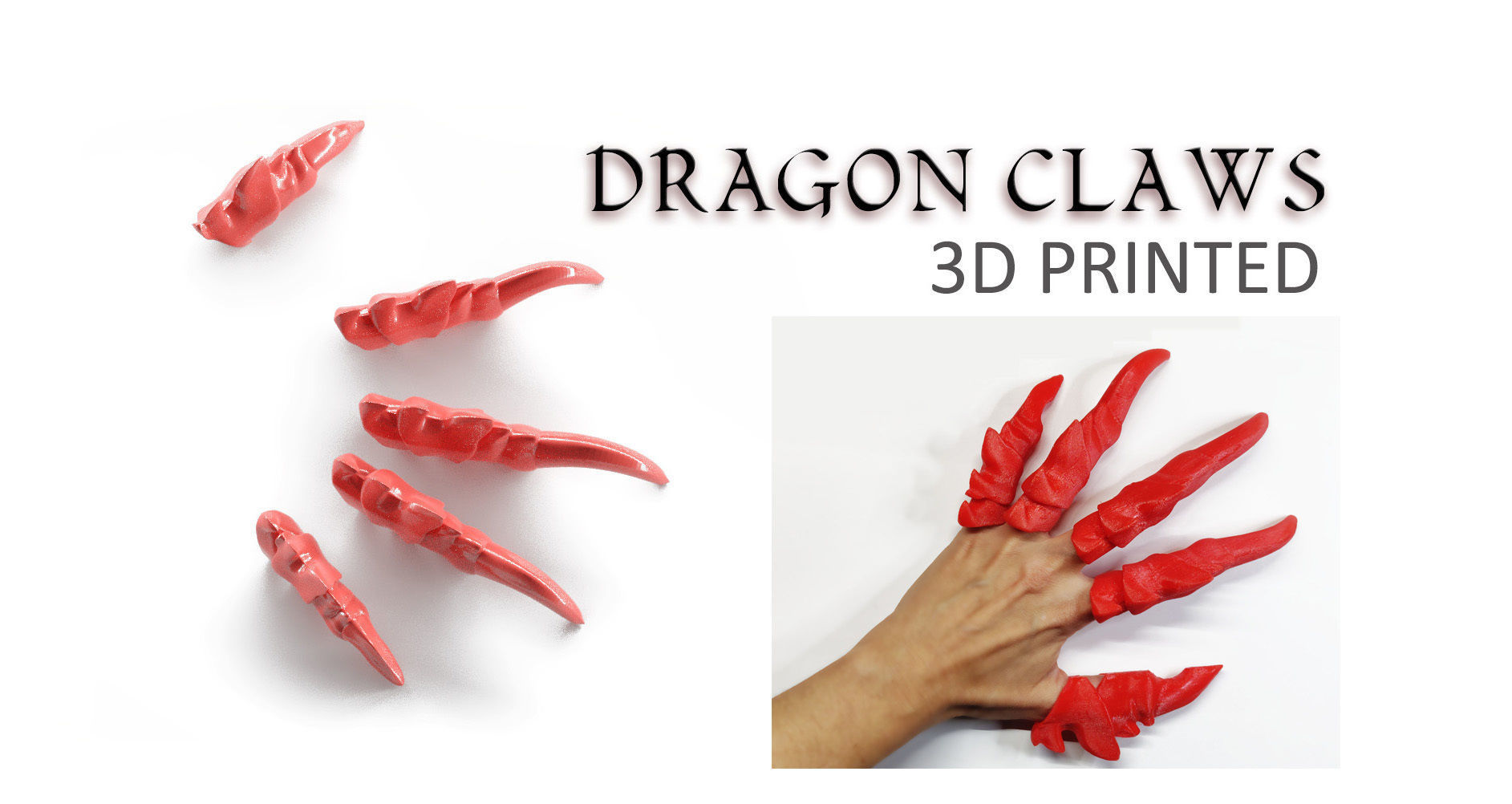 DRAGON CLAWS 3D model 3D printable | CGTrader