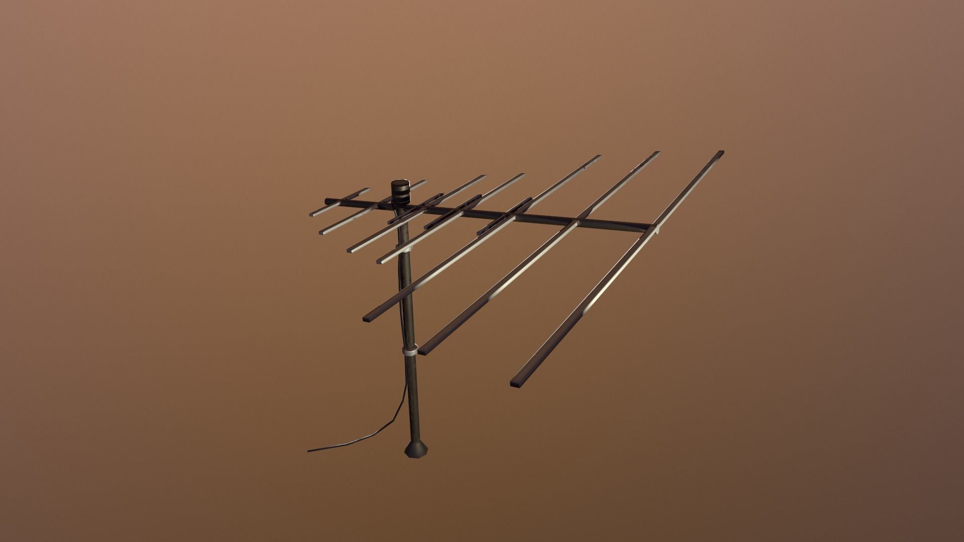 3D model Set of seven low poly antennas VR / AR / low-poly | CGTrader